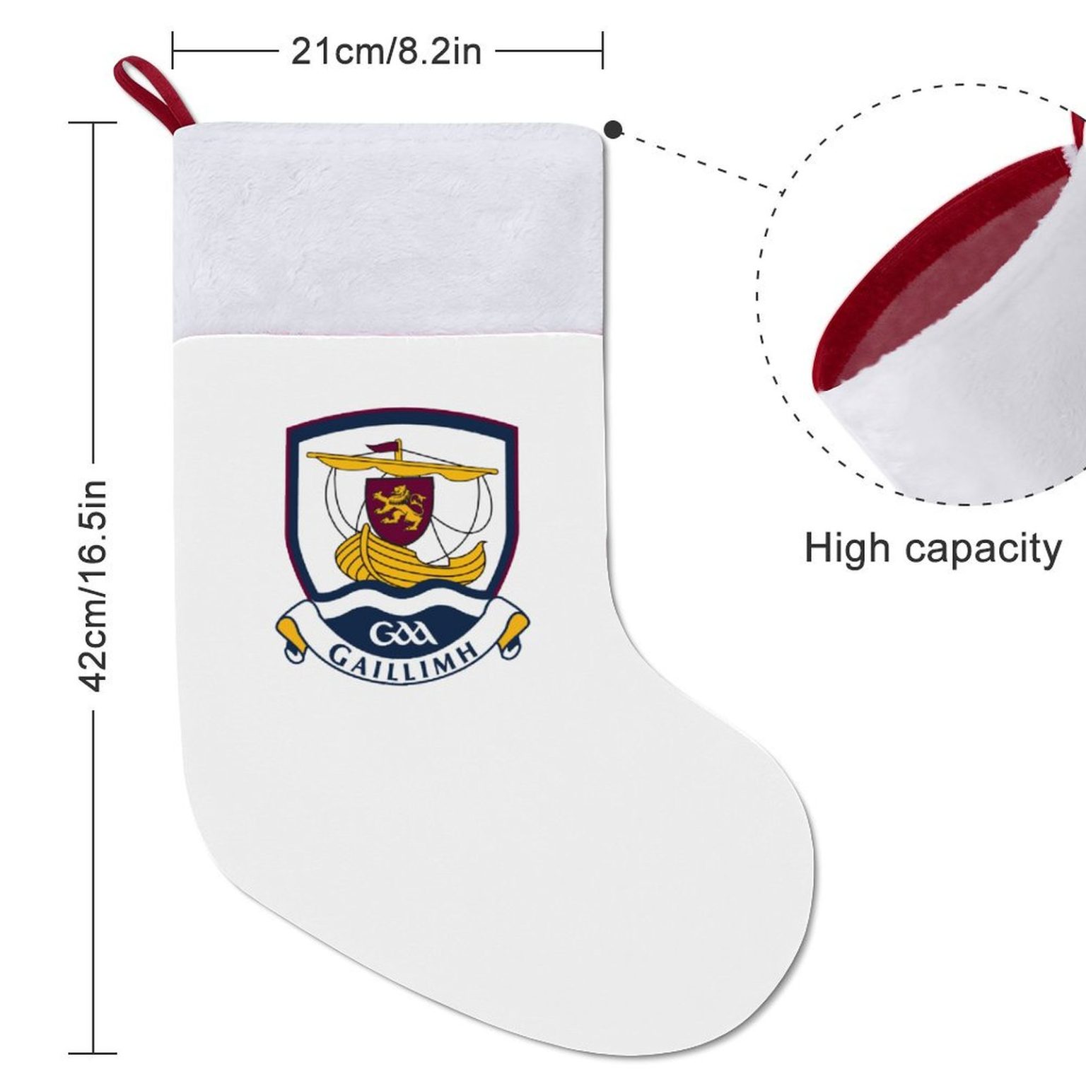 Galway GAA Irish Christmas Socks