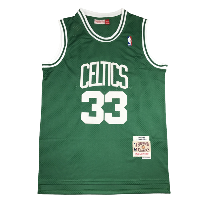 Boston Celtics Larry Bird Hardwood Classics 1985-86 Green Jersey